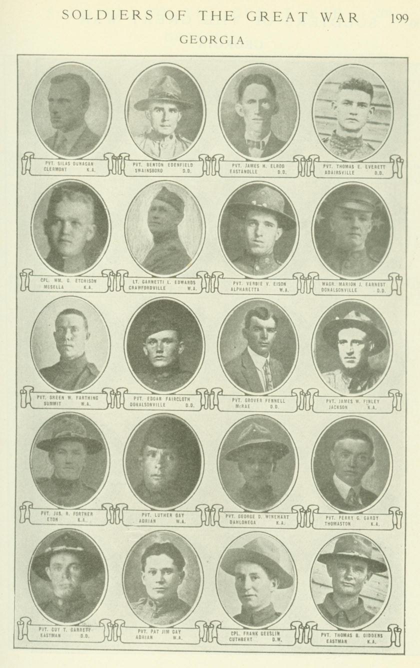 WW1 Soldiers of Georgia
