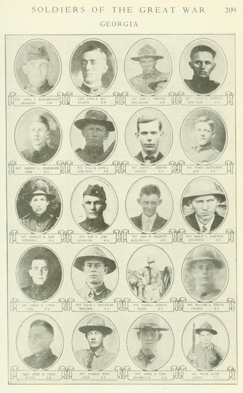 WW1 Soldiers of Georgia